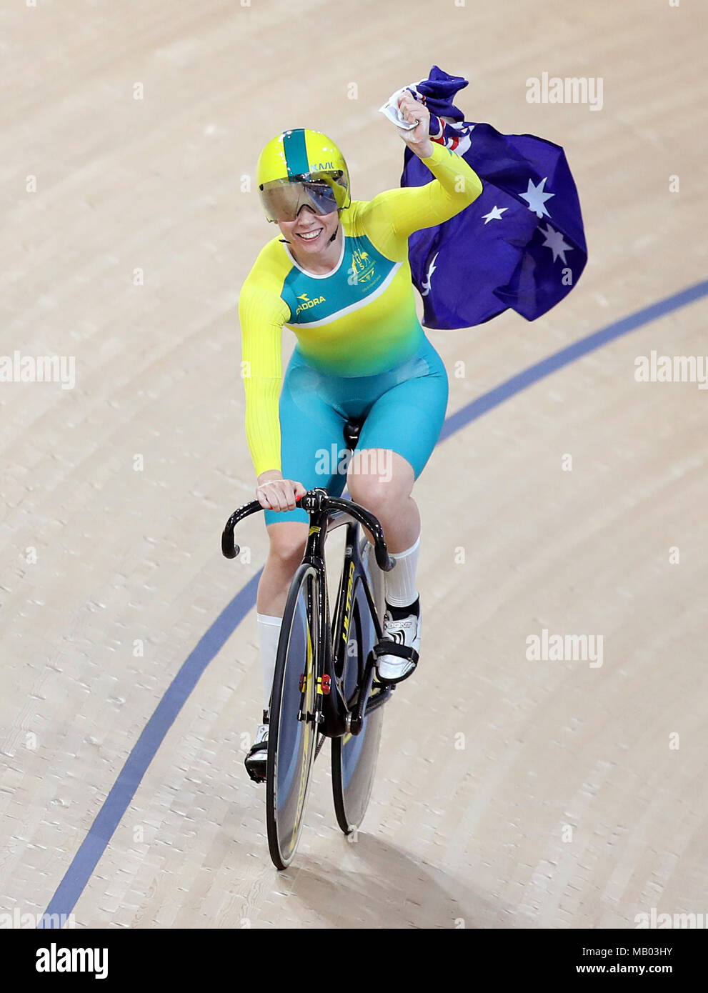 Australia's Kaarle McCulloch celebrates winning gold in the Women's ...