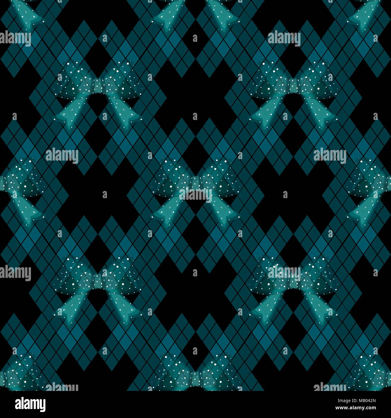 Vector cute abstract bow tie seamless pattern background eps10 Stock ...