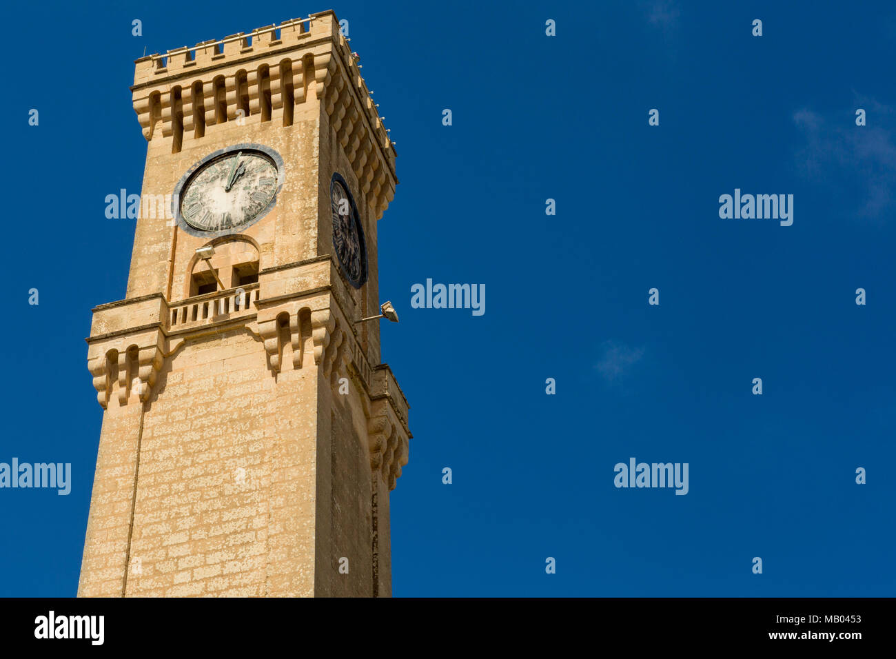 The Mtarfa Clock Tower in Mtarfa, Malta Stock Photo - Alamy