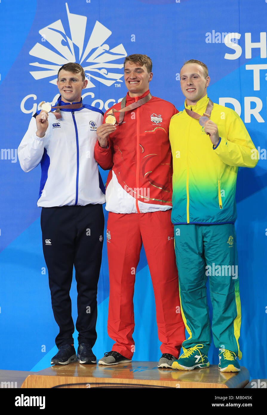 Australias matt wilson bronze optus aquatic centre hi-res stock ...