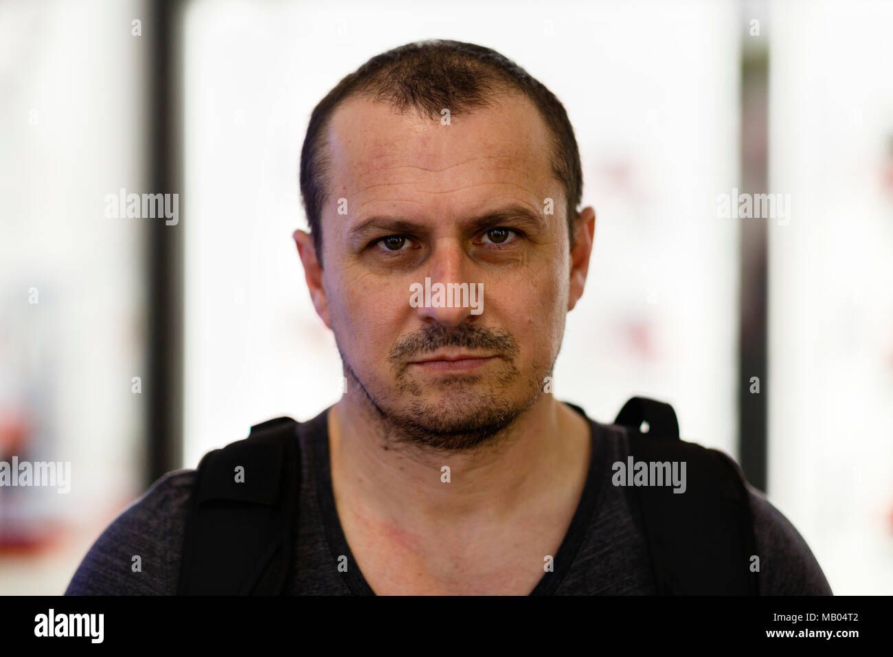 A business man with serious expression Stock Photo - Alamy
