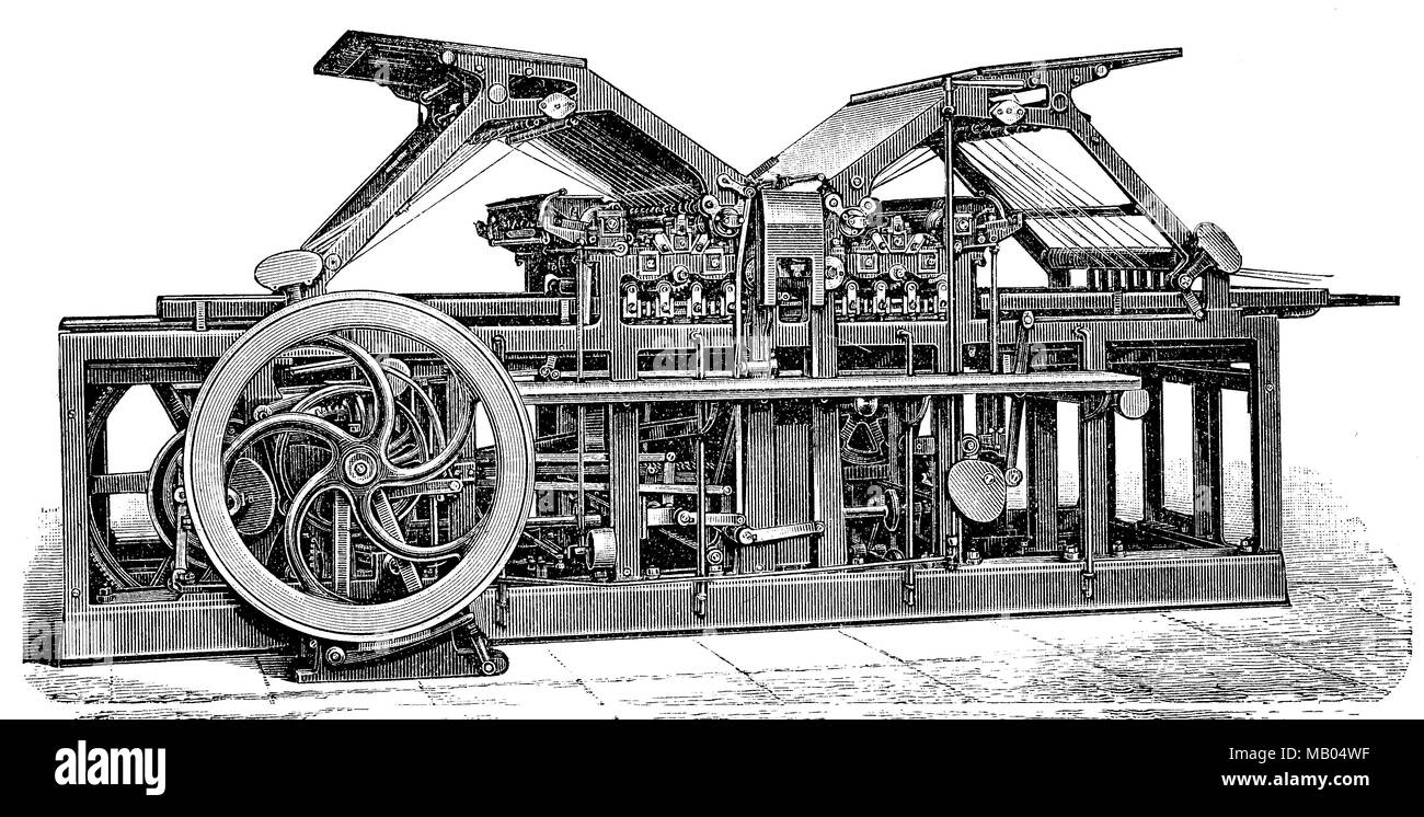 Cylinder printing press hi-res stock photography and images - Alamy