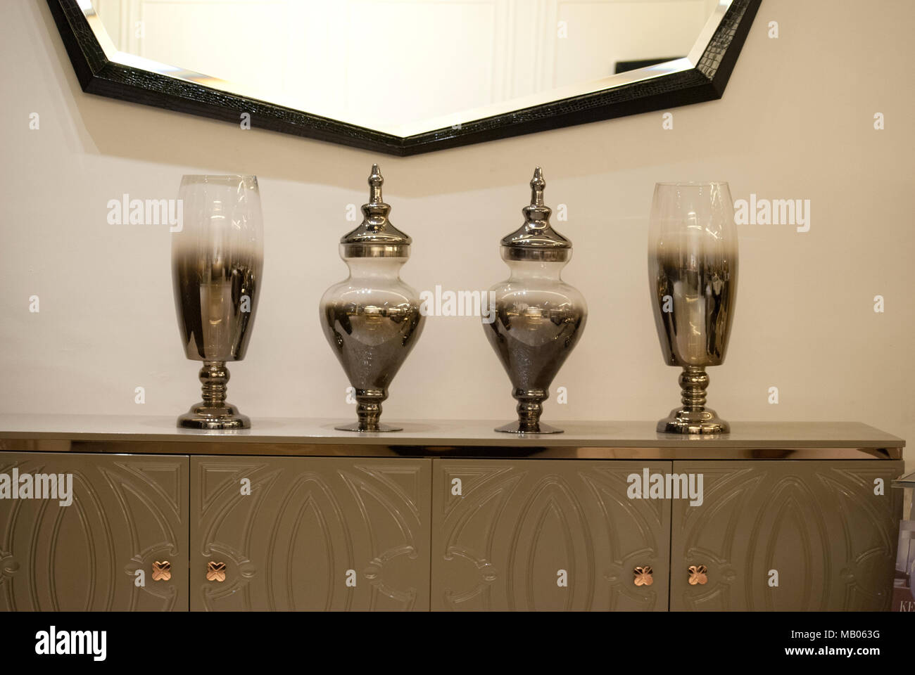 Beautiful decorative glassware Stock Photo - Alamy