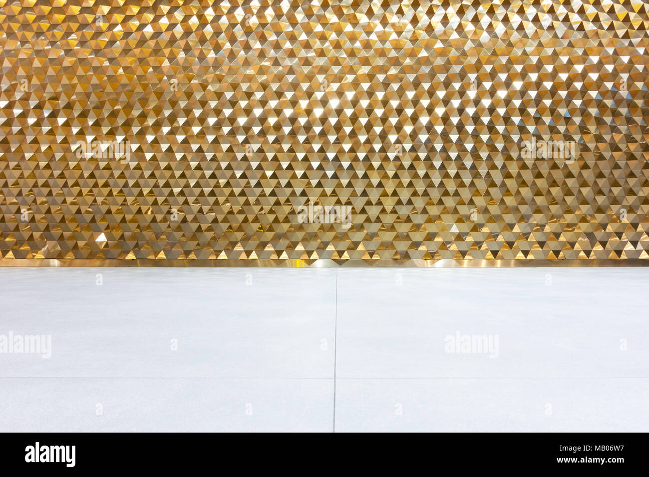 Geometric wall background and flooring tiles Stock Photo - Alamy