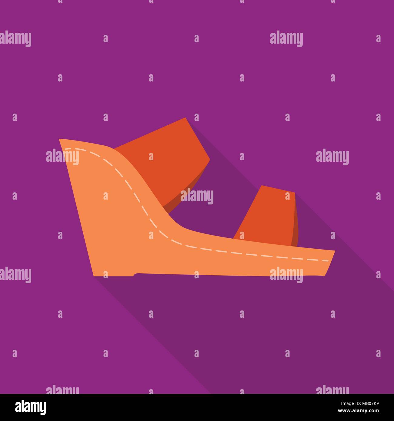 Footwear icon, flat style Stock Vector Image & Art - Alamy