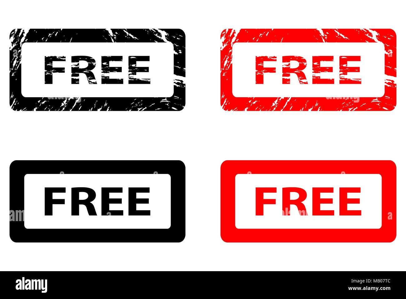 Free - rubber stamp - vector - black and red Stock Vector Image & Art ...