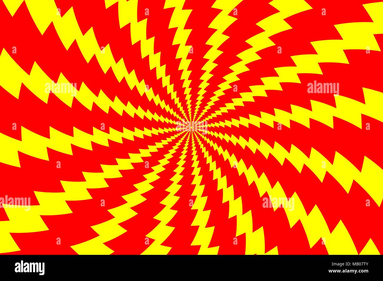 Lightning bolt - abstract geometric vector pattern - red and yellow ...