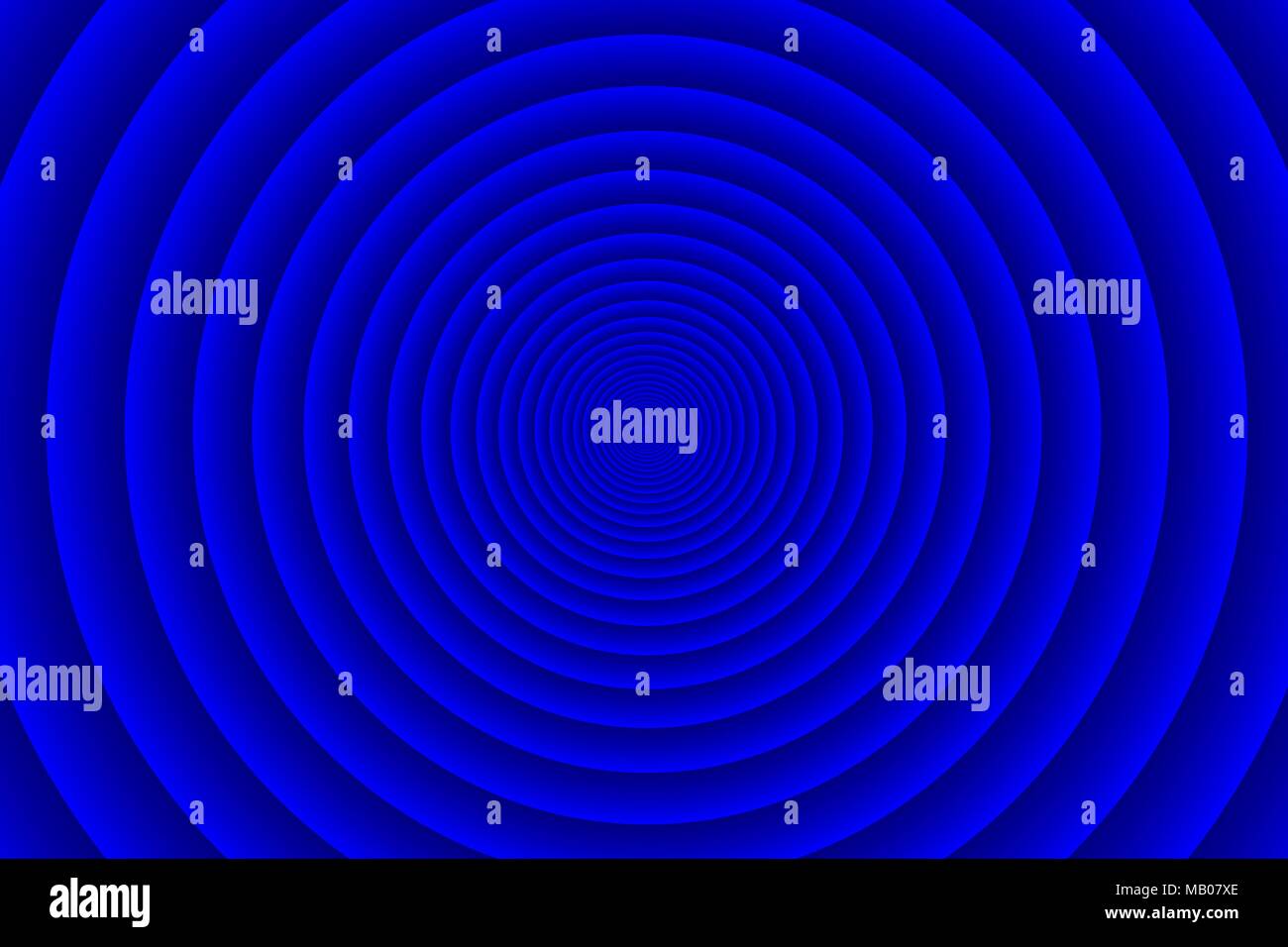 Concentric circle elements pattern, Blue color ring, Circle spin target ...