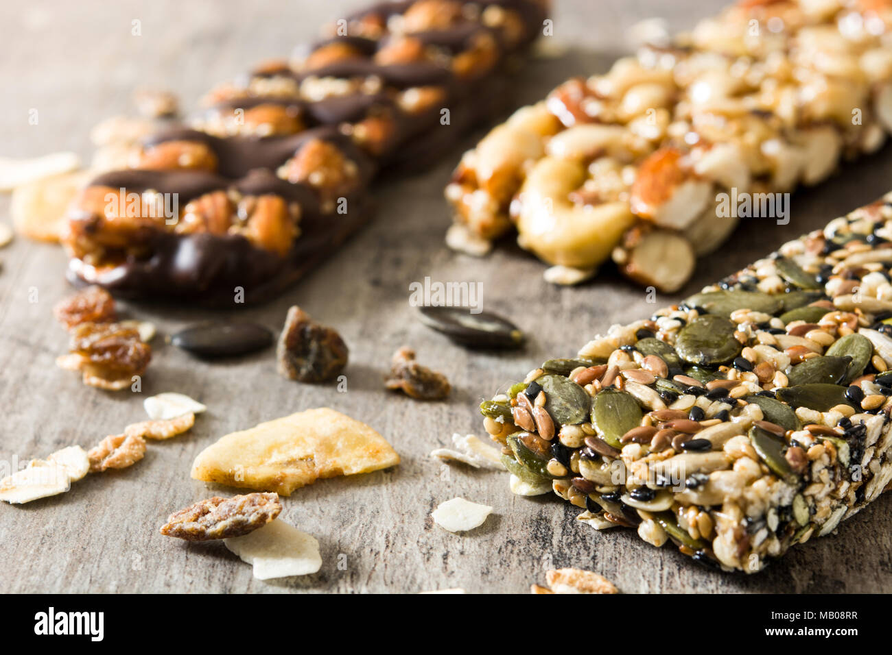 Protein muesli bars hi-res stock photography and images - Alamy