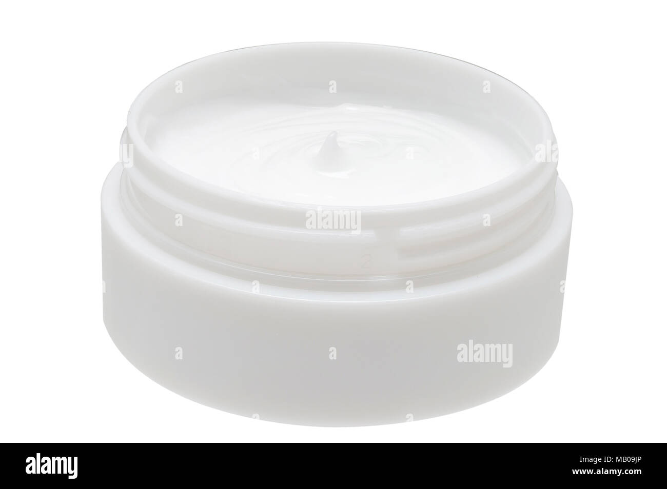 Case of white beauty cream Stock Photo - Alamy