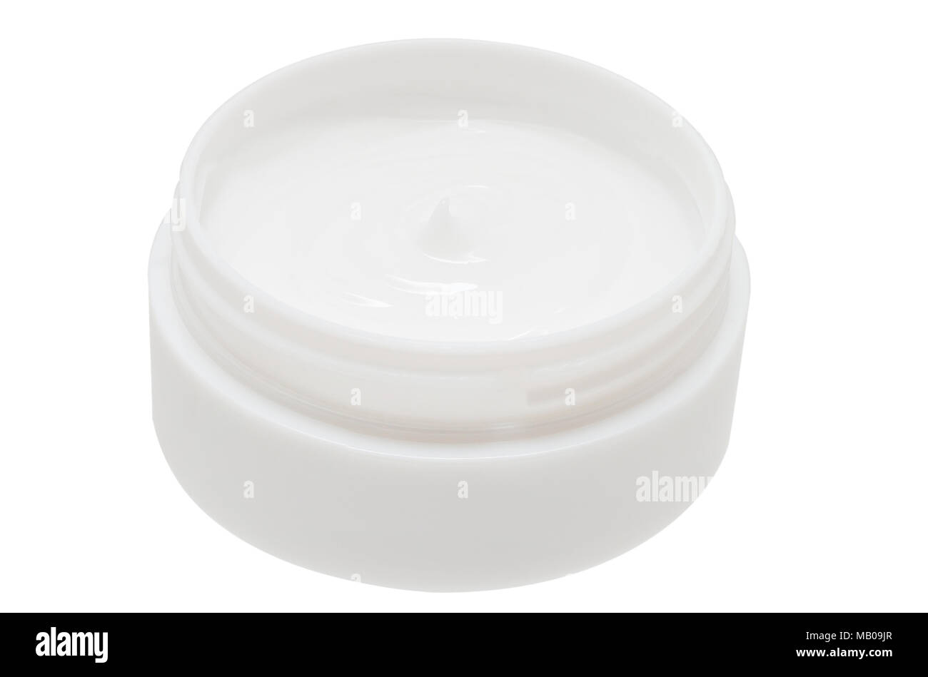 Case of white beauty cream Stock Photo - Alamy