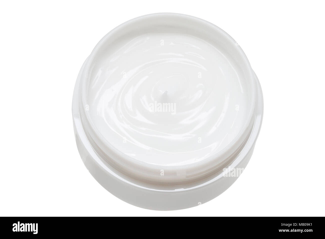 Case of white beauty cream Stock Photo - Alamy