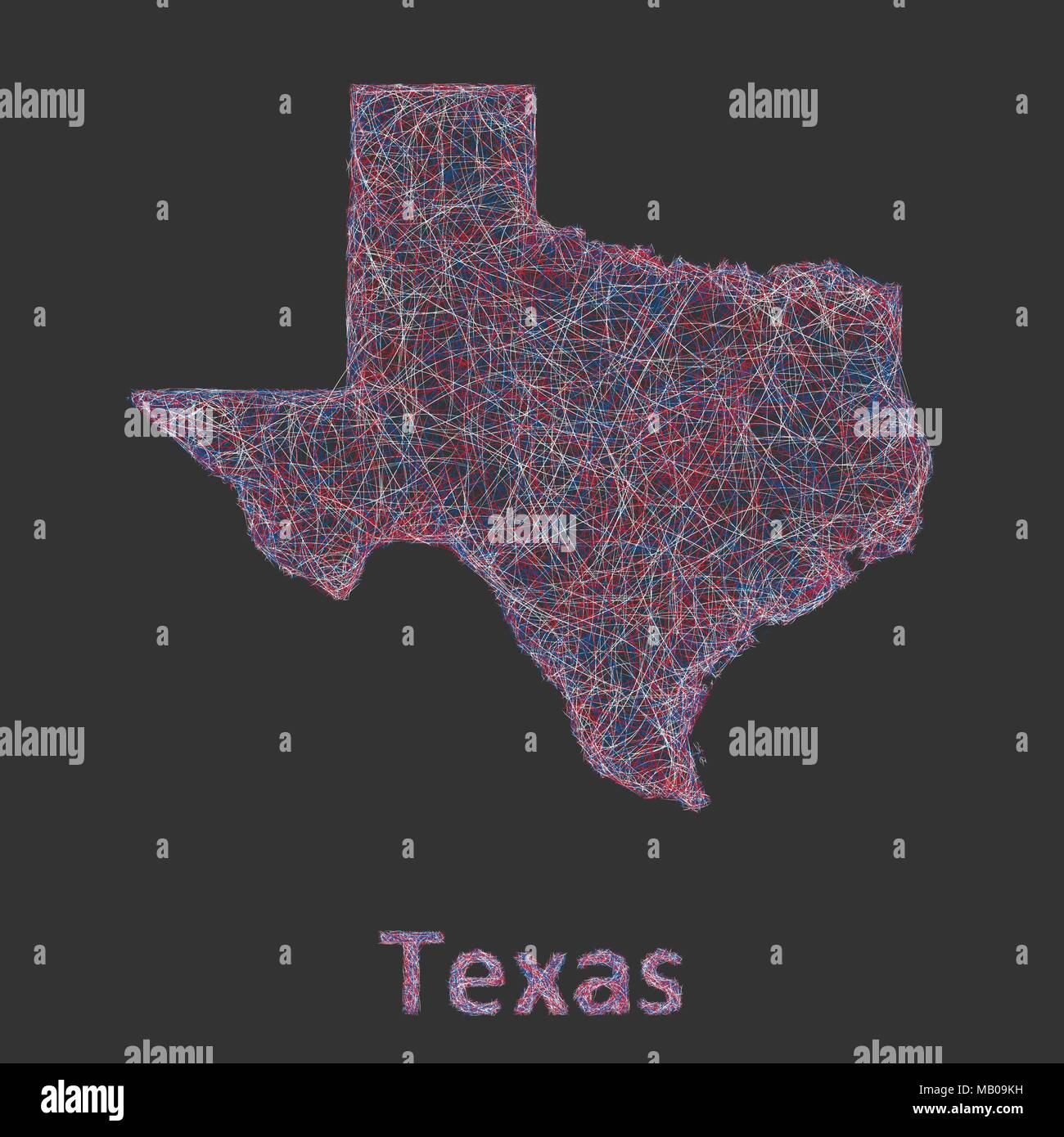 Tx Map With Cities