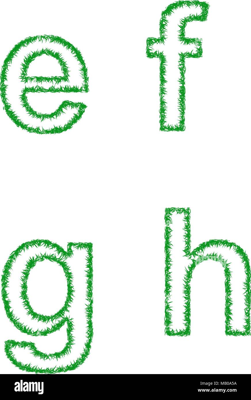 E grass Stock Vector Images - Alamy