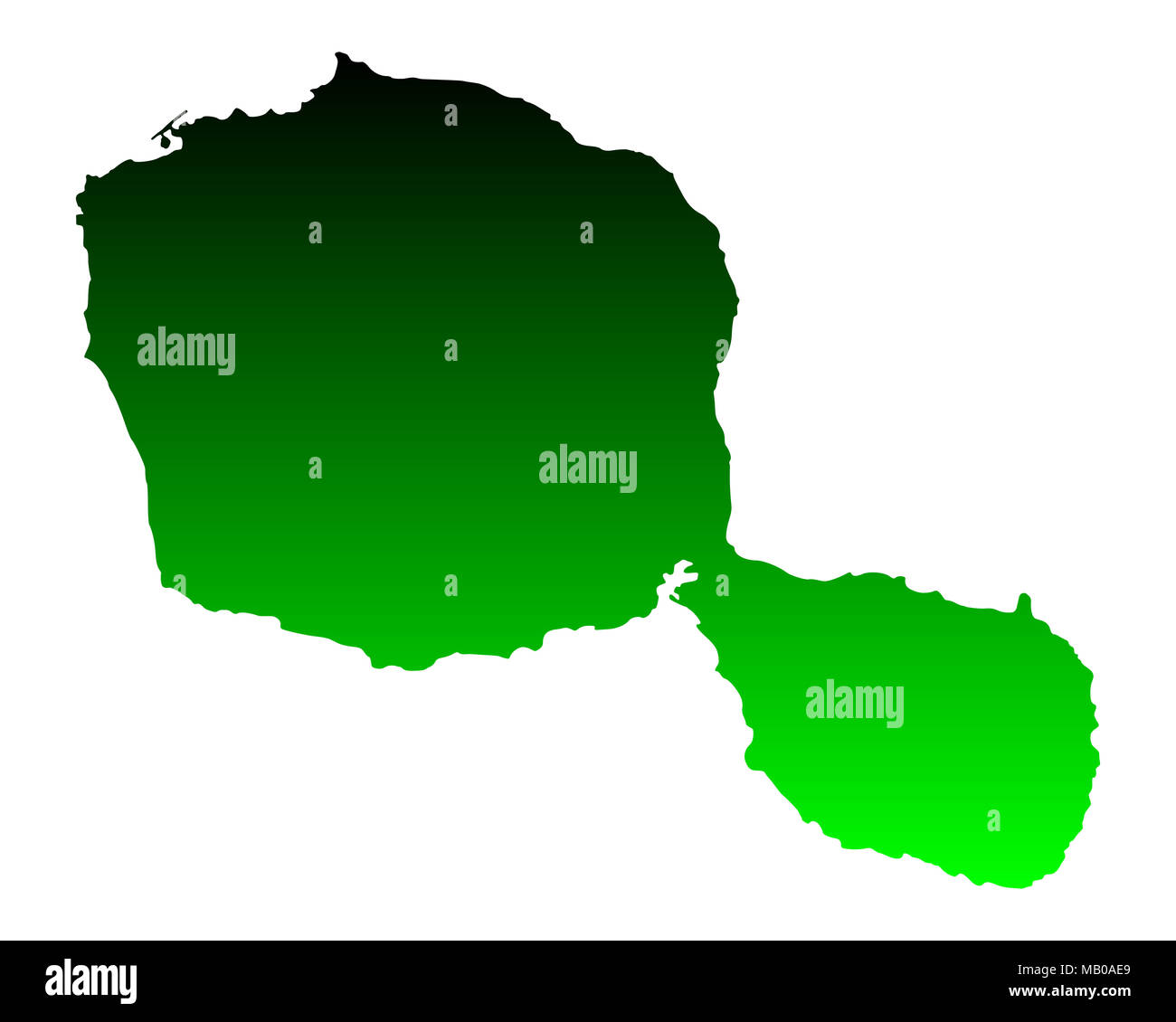 Map of Tahiti Stock Photo - Alamy