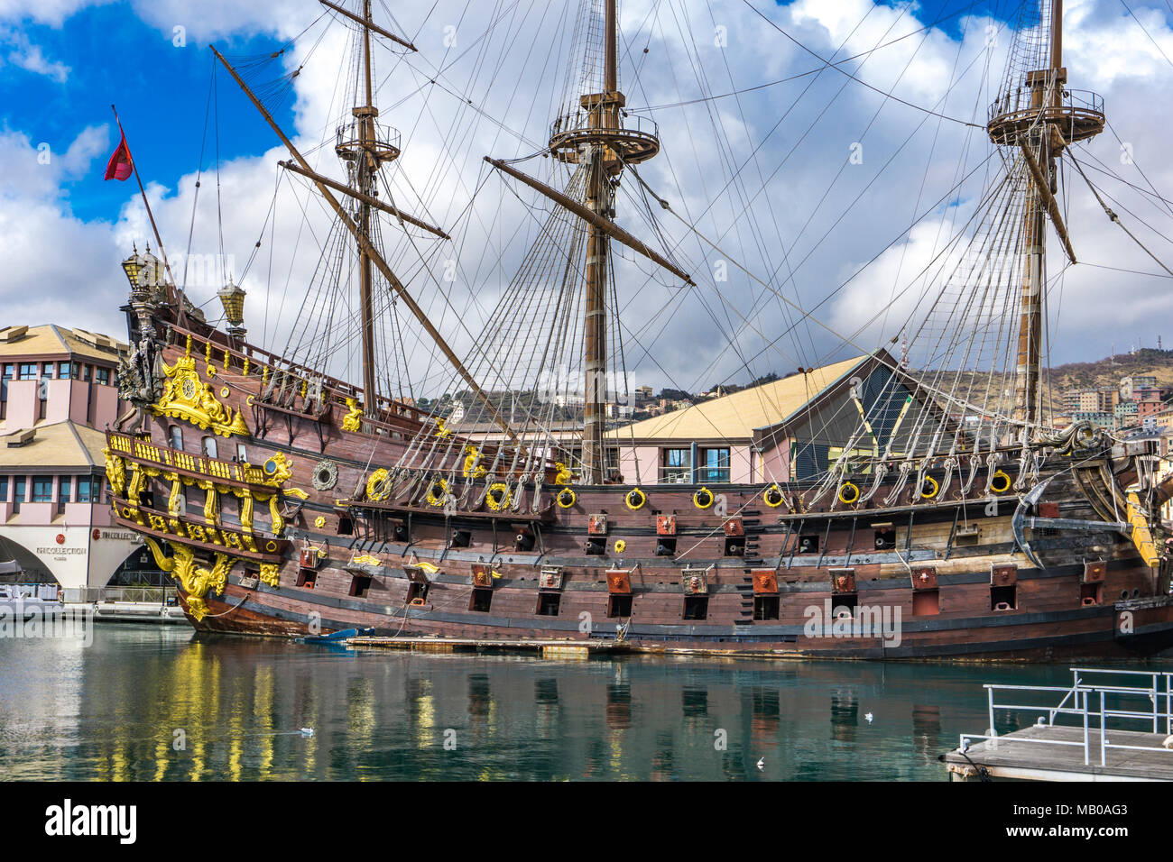 17th Century Spanish Galleon Stock Photos & 17th Century Spanish ...