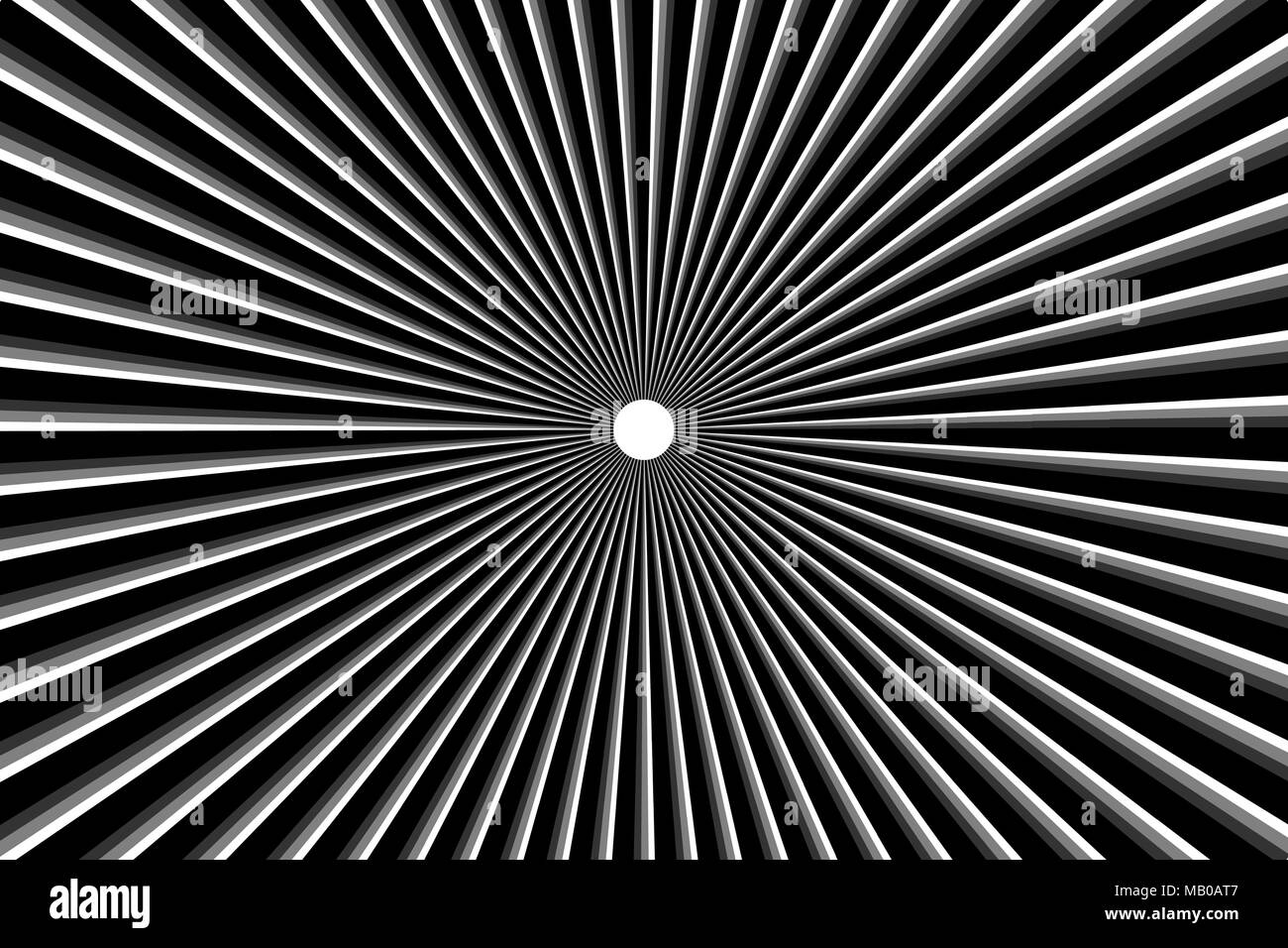 Striped colorful abstract background, Symmetric rays - vector pattern ...