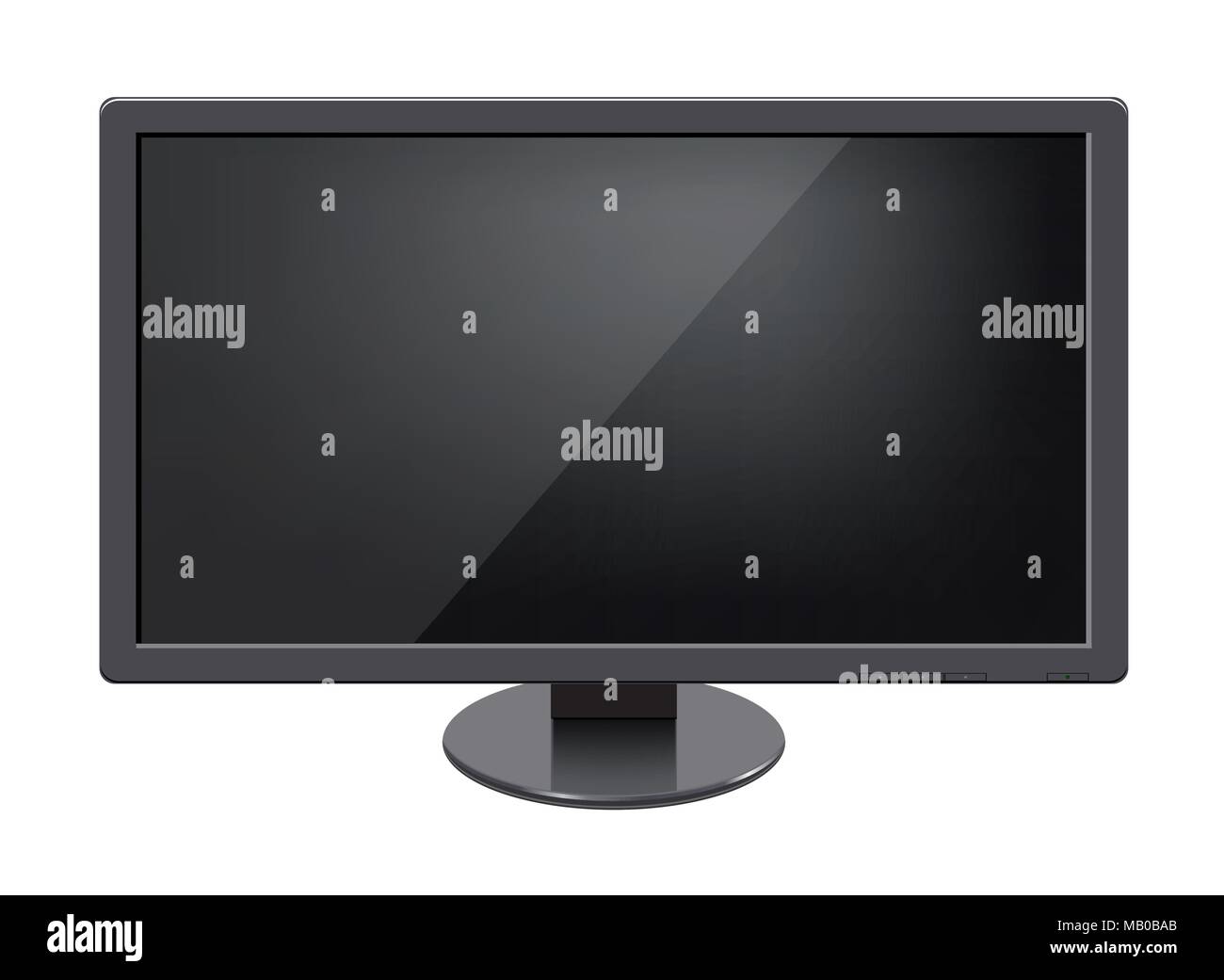 lcd tv monitor isolated vector illustration Stock Vector Image & Art ...