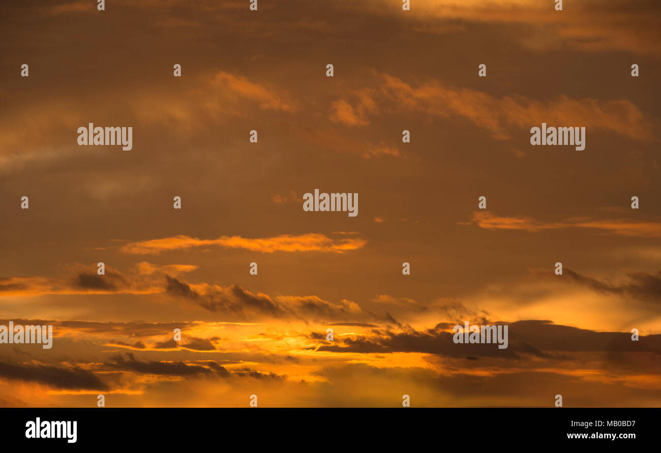 Orange cloudy sky hi-res stock photography and images - Alamy