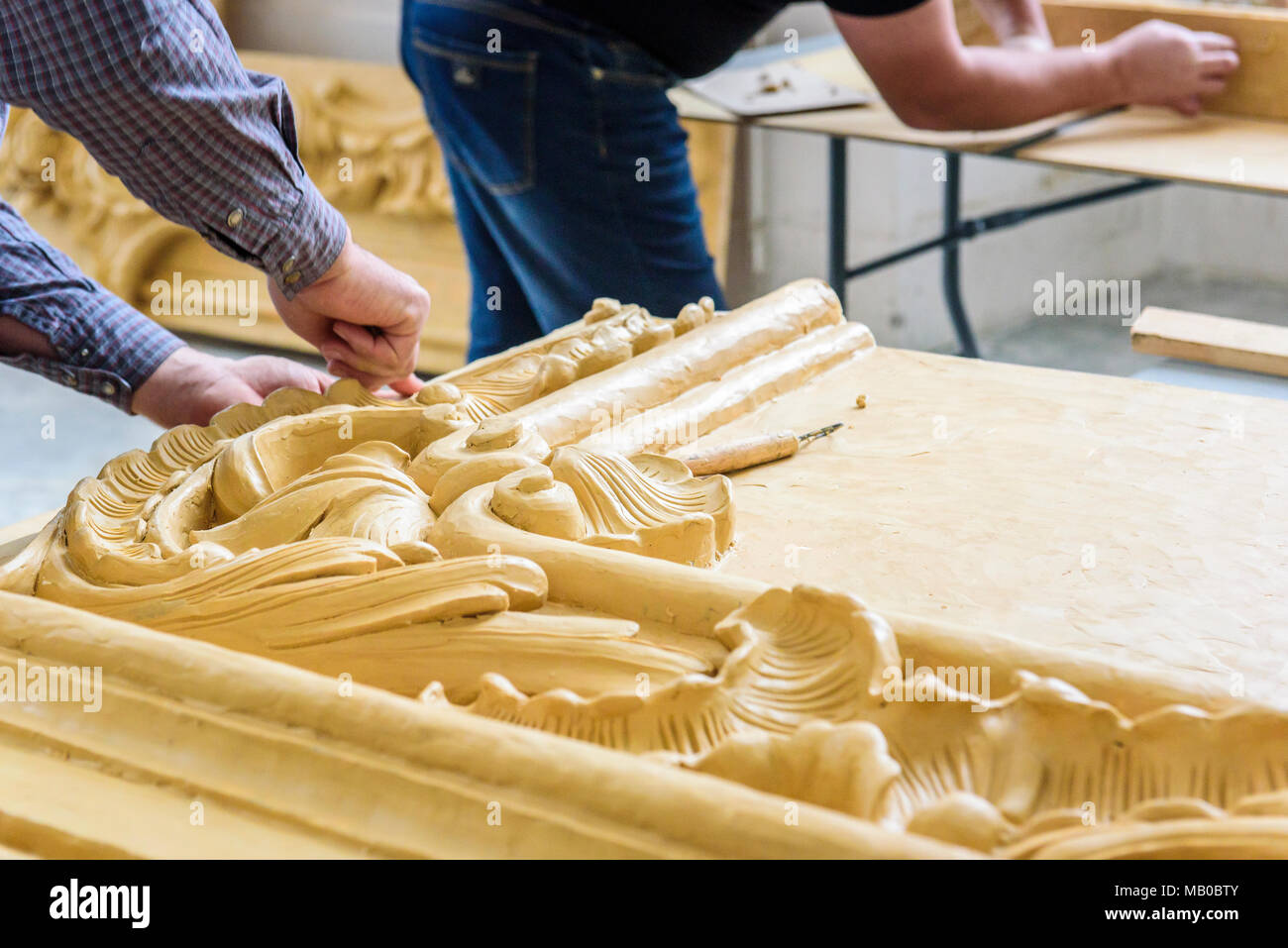 The restoration of the icons hi-res stock photography and images - Alamy