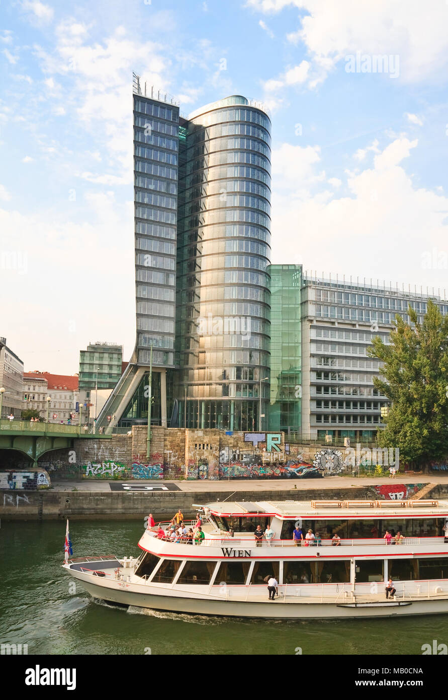 Danube Canal. Vienna. Austria Stock Photo - Alamy