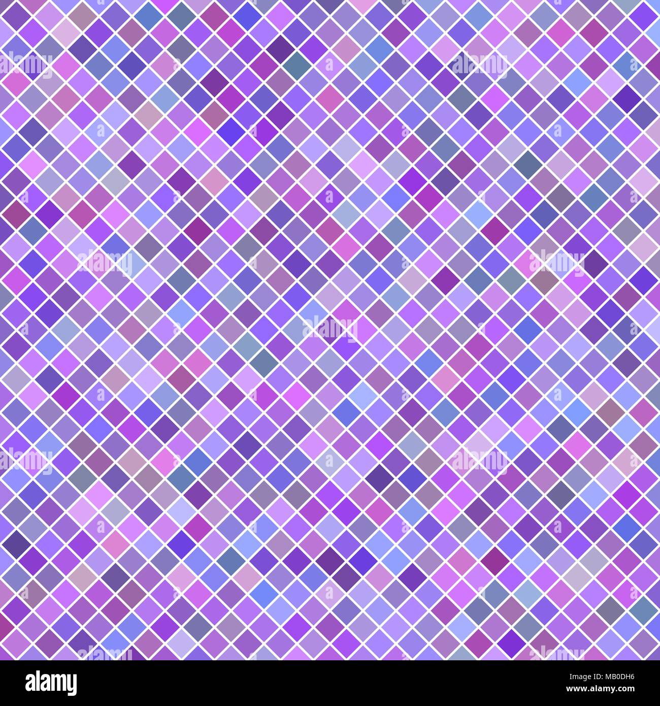 Color abstract diagonal square pattern background - vector illustration from purple squares ...