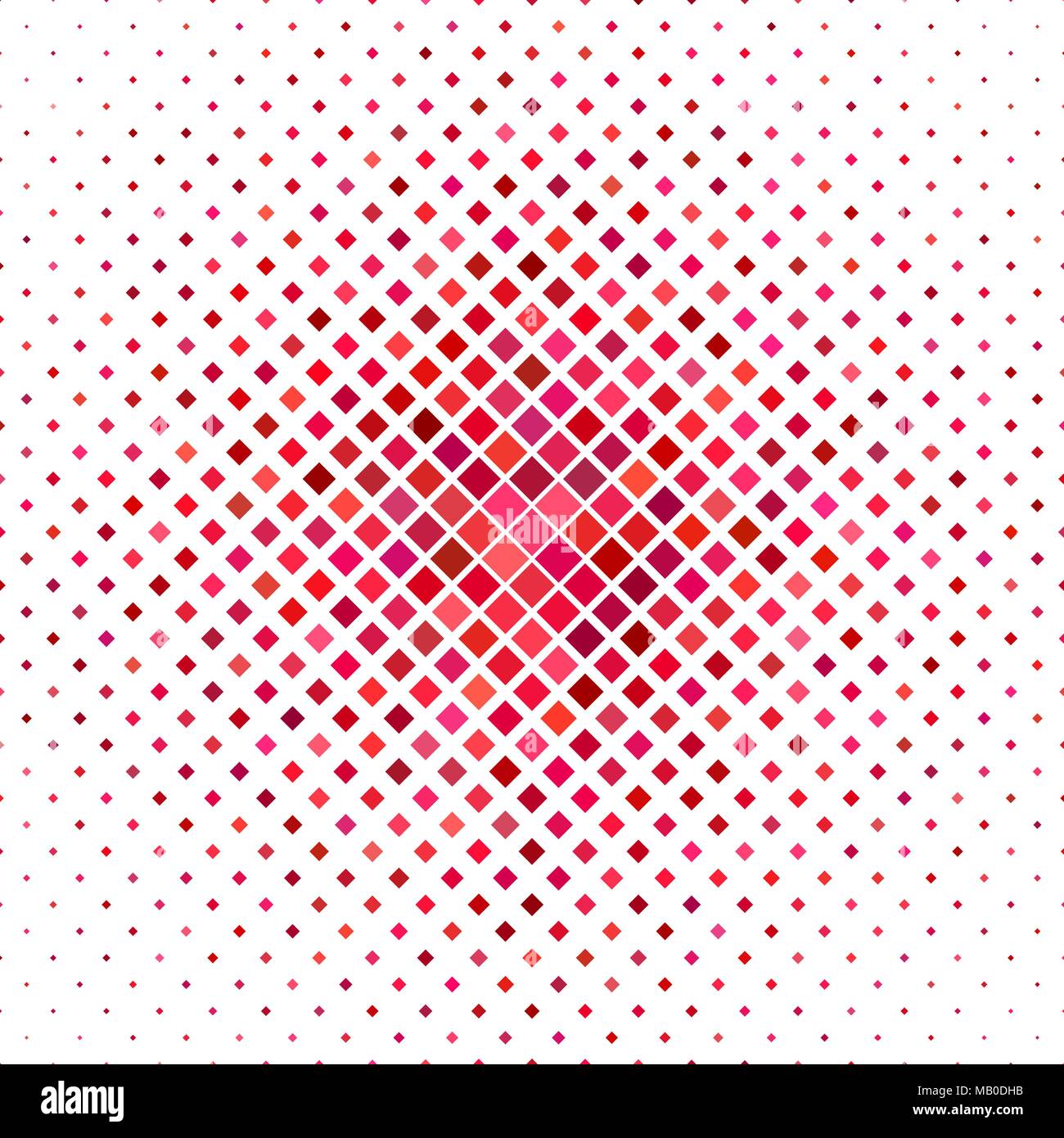 Abstract diagonal square pattern background - vector design from squares in red tones Stock ...