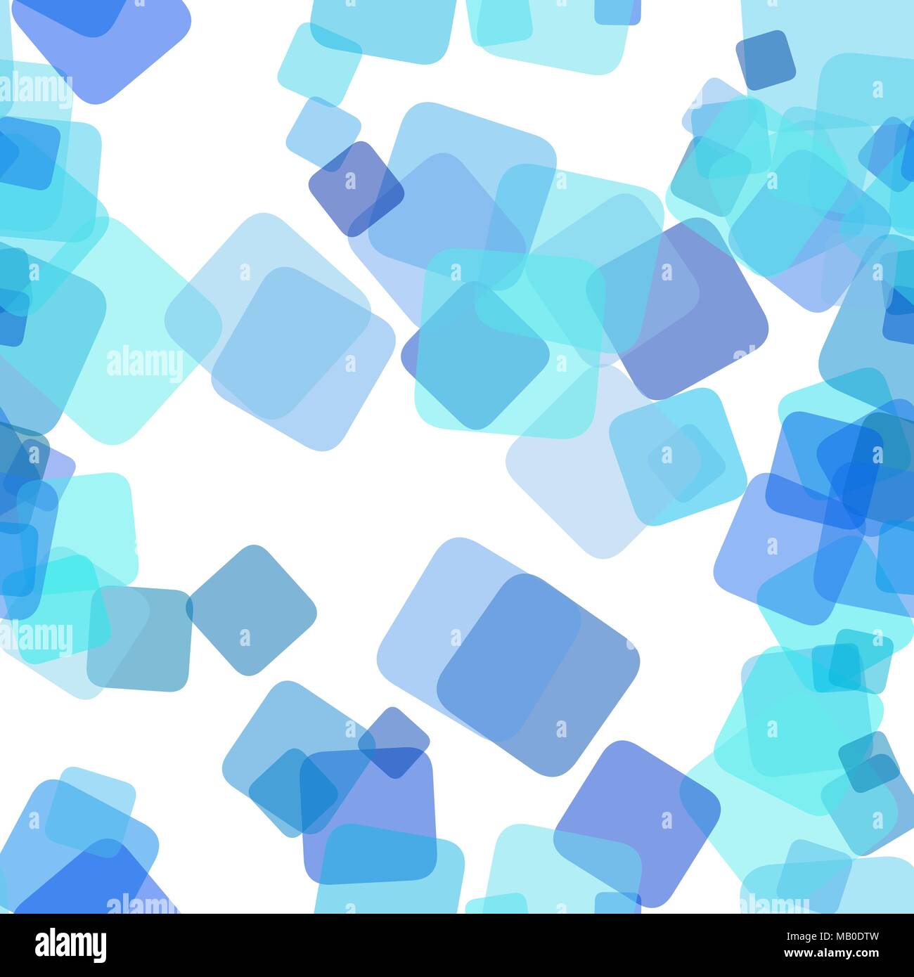 Seamless chaotic square pattern background - vector graphic design from random rotated squares ...