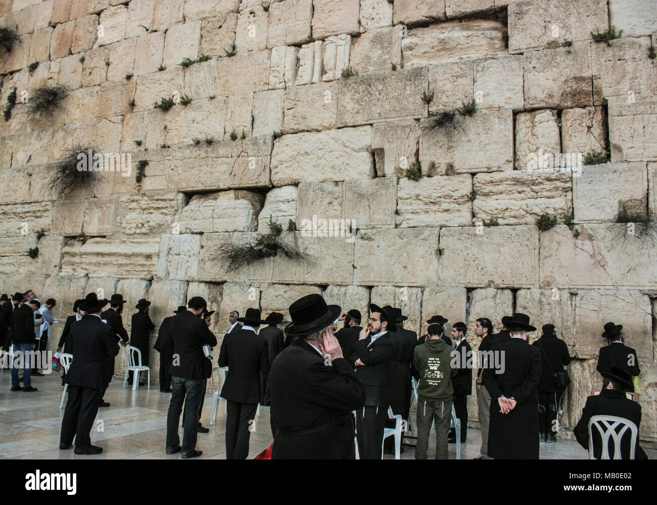 Western Wall, Israel, 05.03.2015: is also called the wailing wall. It ...