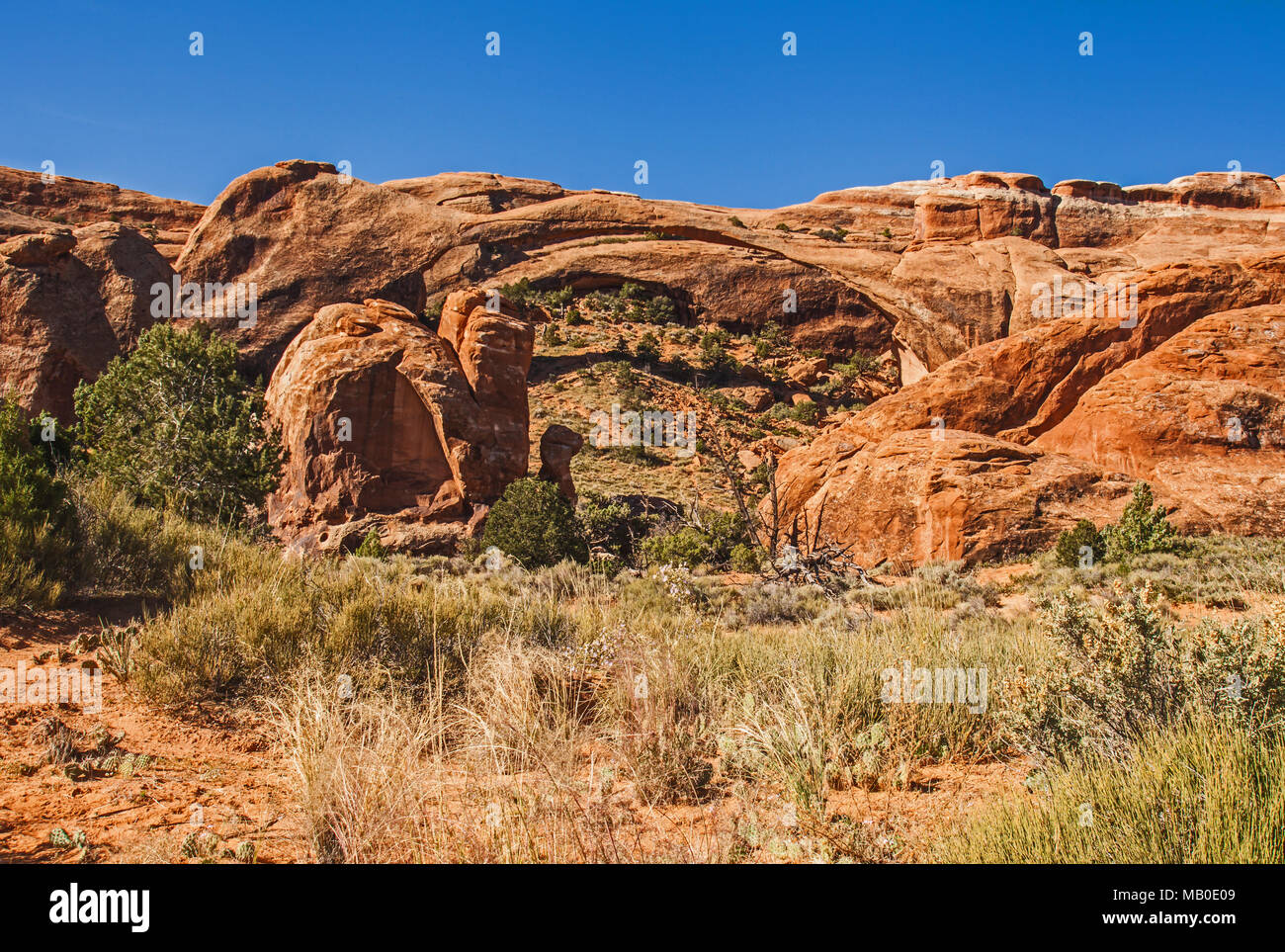The Landscape Arch, Arches National Park Utah 5 Stock Photo - Alamy