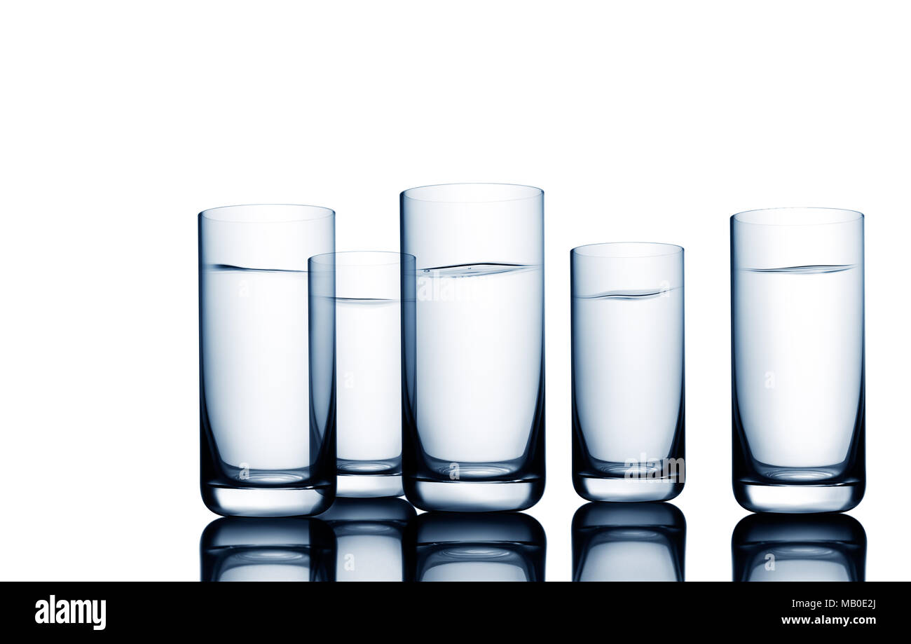 Multiple glasses of water hi-res stock photography and images - Alamy