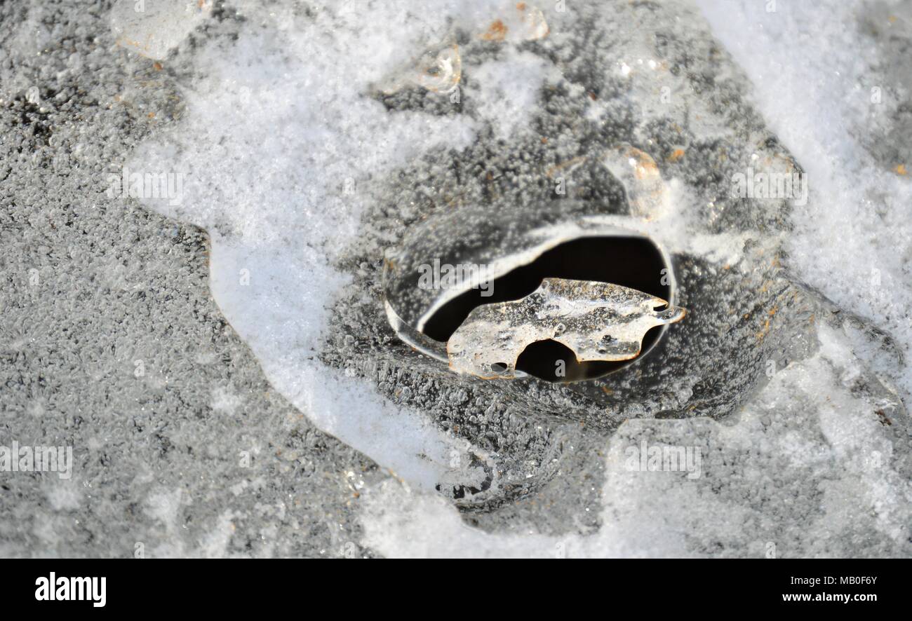 Shapes of Ice Stock Photo - Alamy