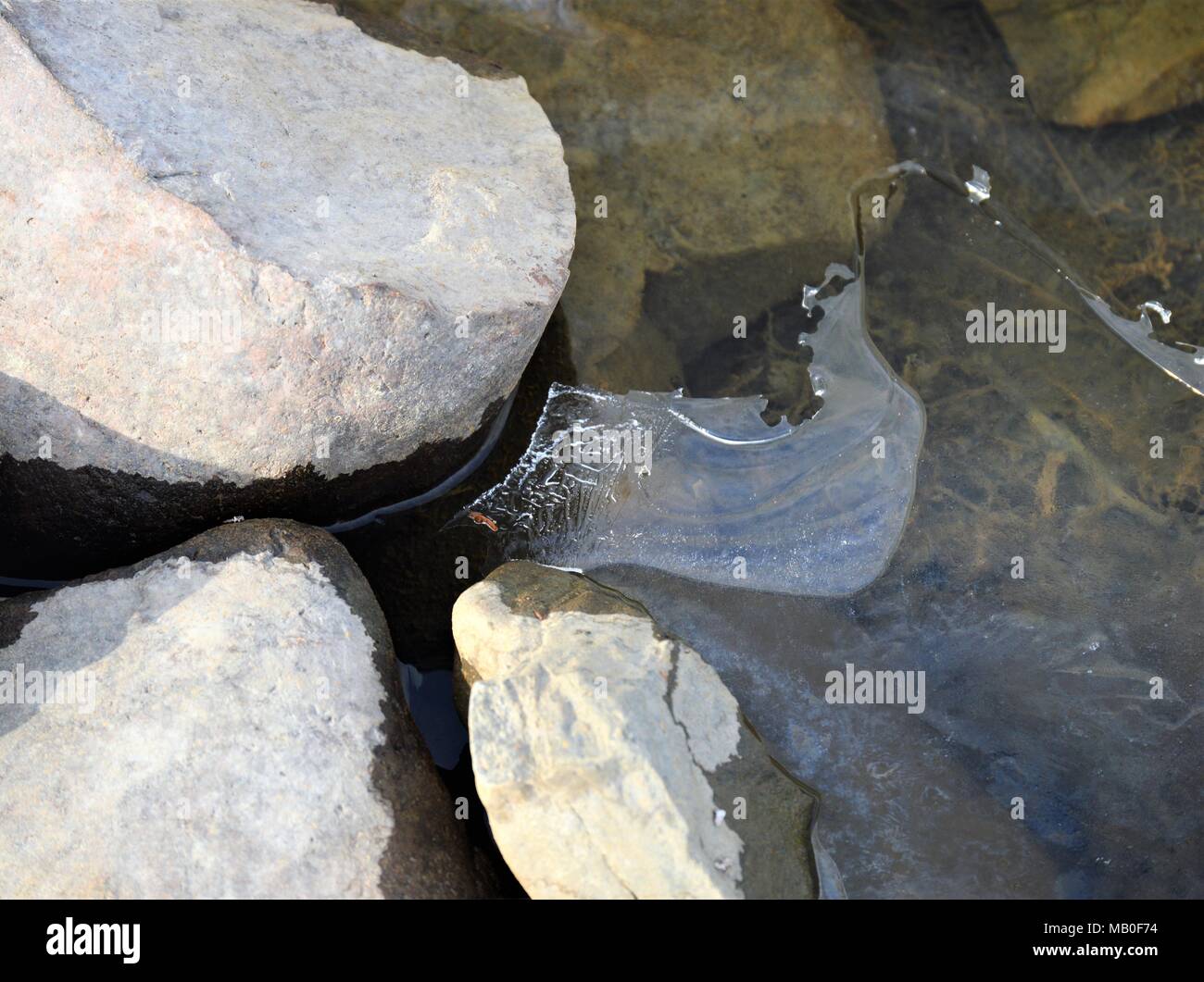 Shapes of Ice Stock Photo - Alamy