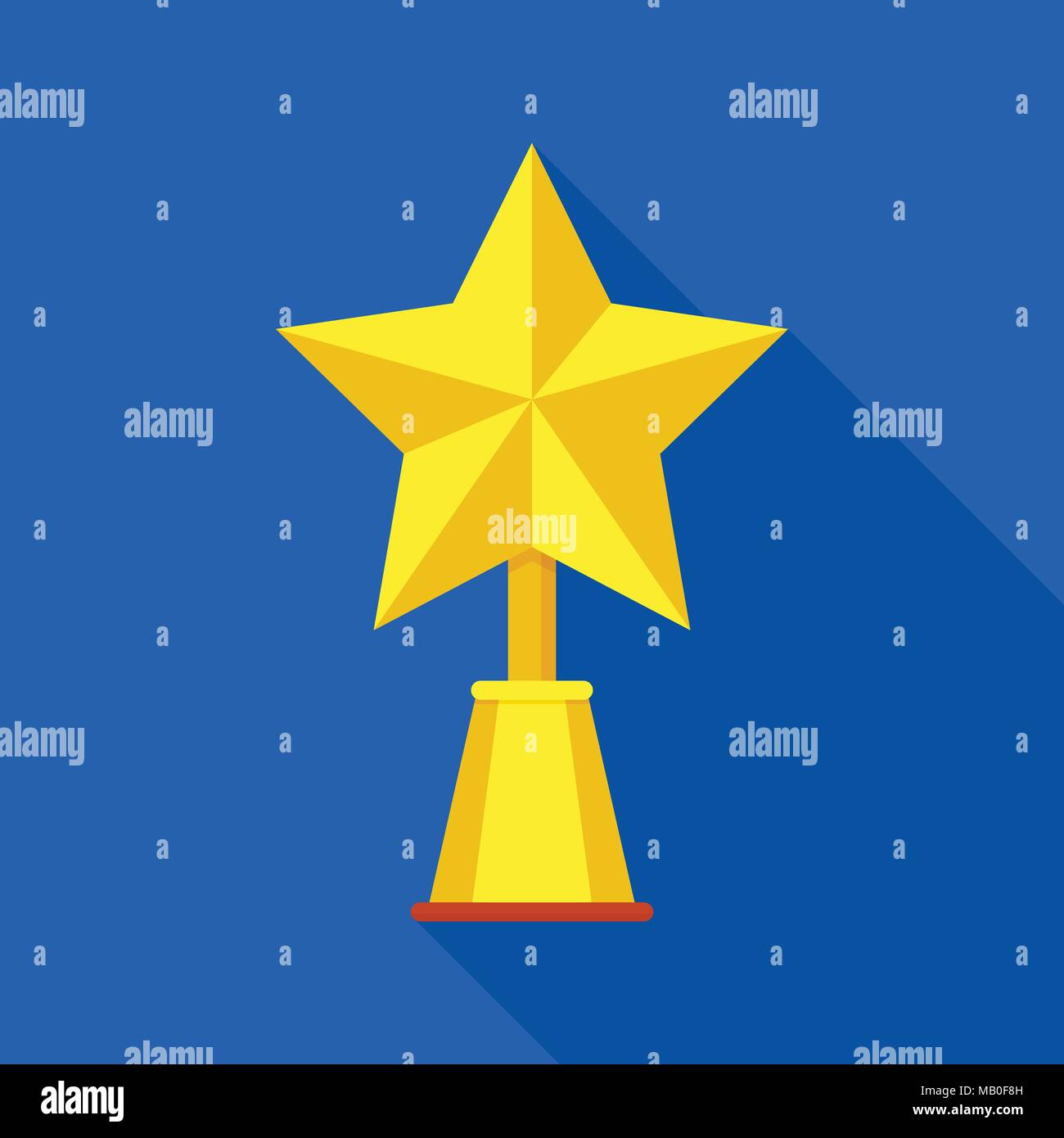 Champion star icon, flat style Stock Vector Image & Art - Alamy