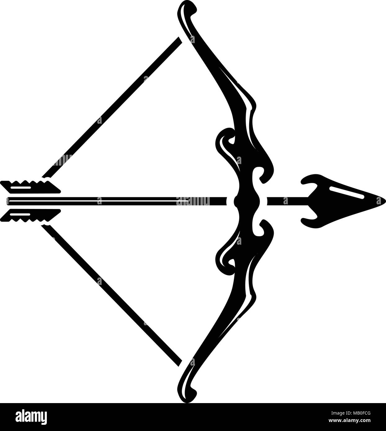 Archery aim icon, simple style Stock Vector Image & Art - Alamy