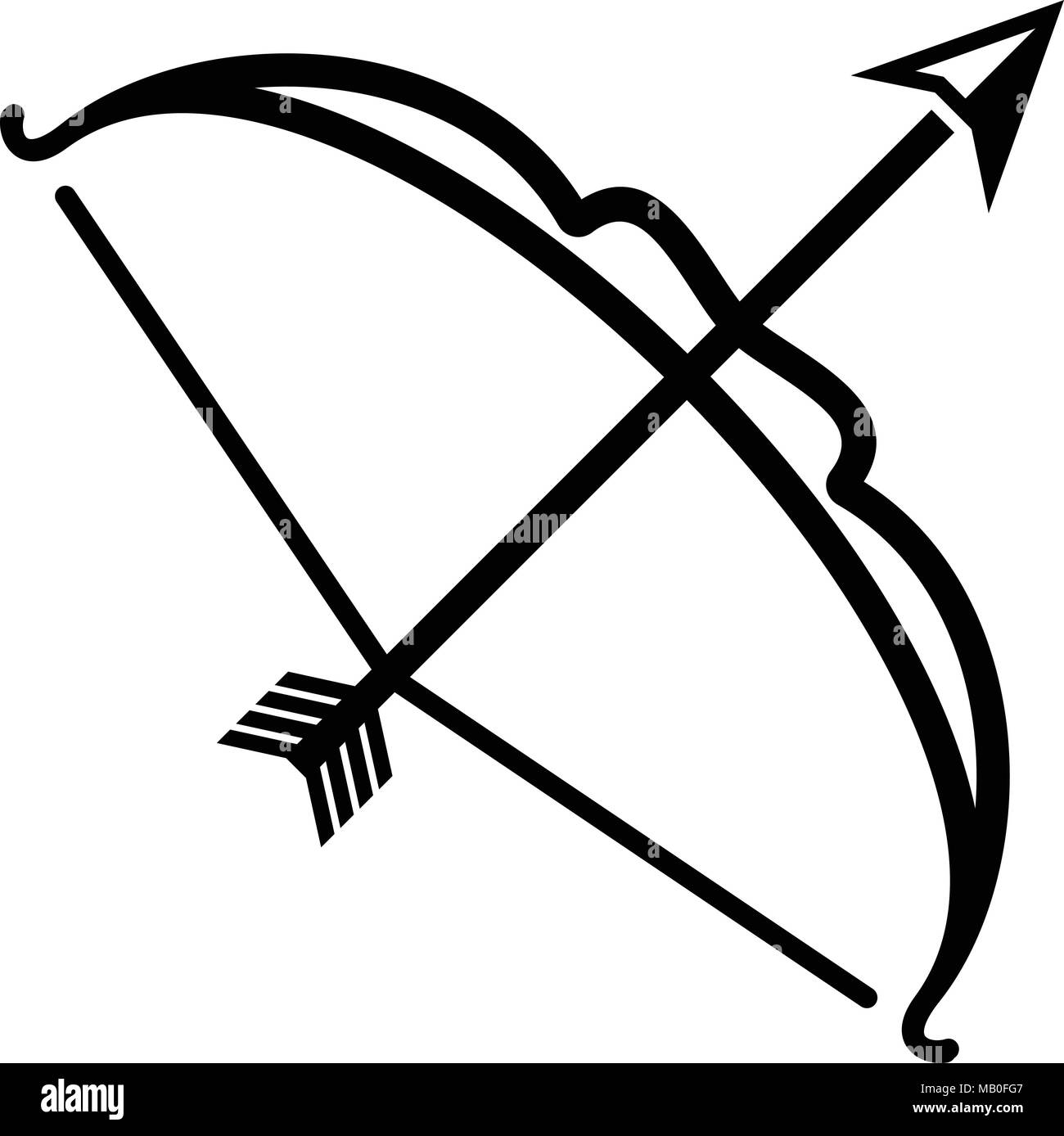 Precise bow icon, simple style Stock Vector Image & Art - Alamy