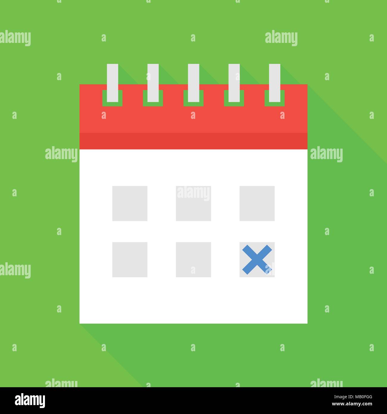 Small calendar icon, flat style Stock Vector Image & Art - Alamy