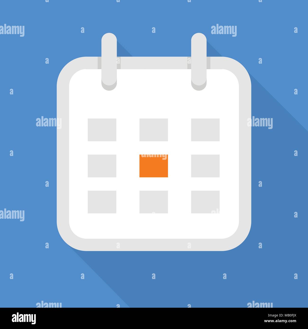 Square calendar icon, flat style Stock Vector Image & Art - Alamy