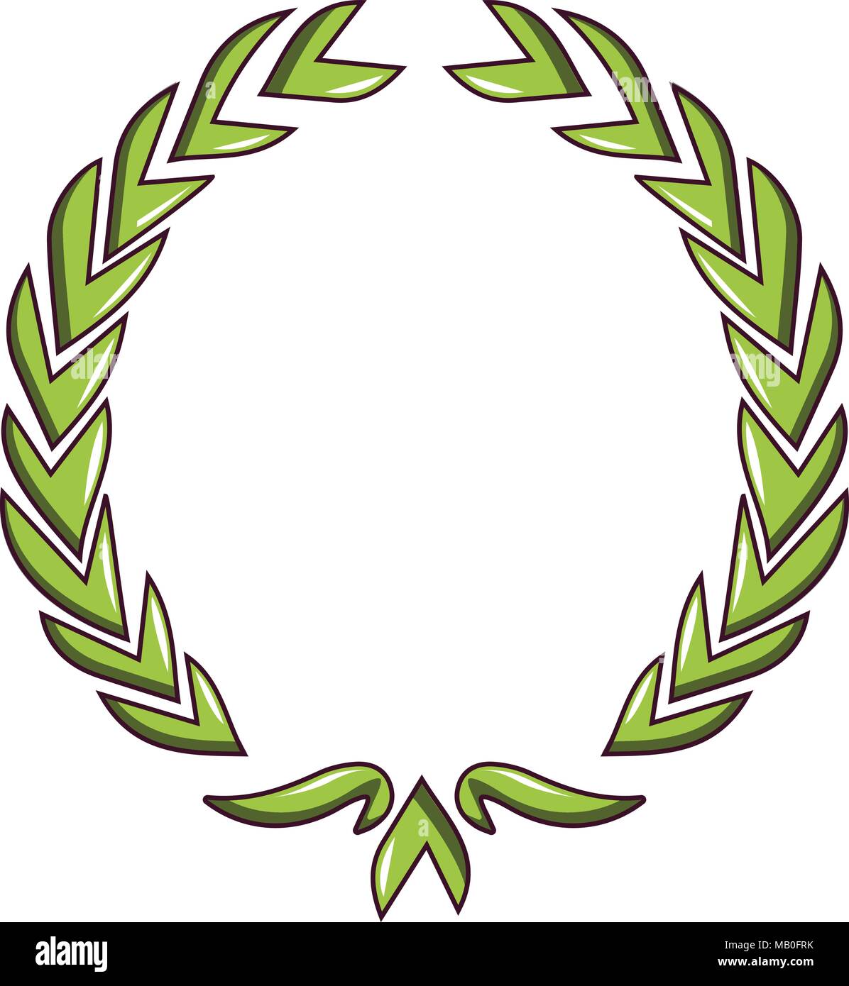 Glory wreath icon, cartoon style Stock Vector Image & Art - Alamy