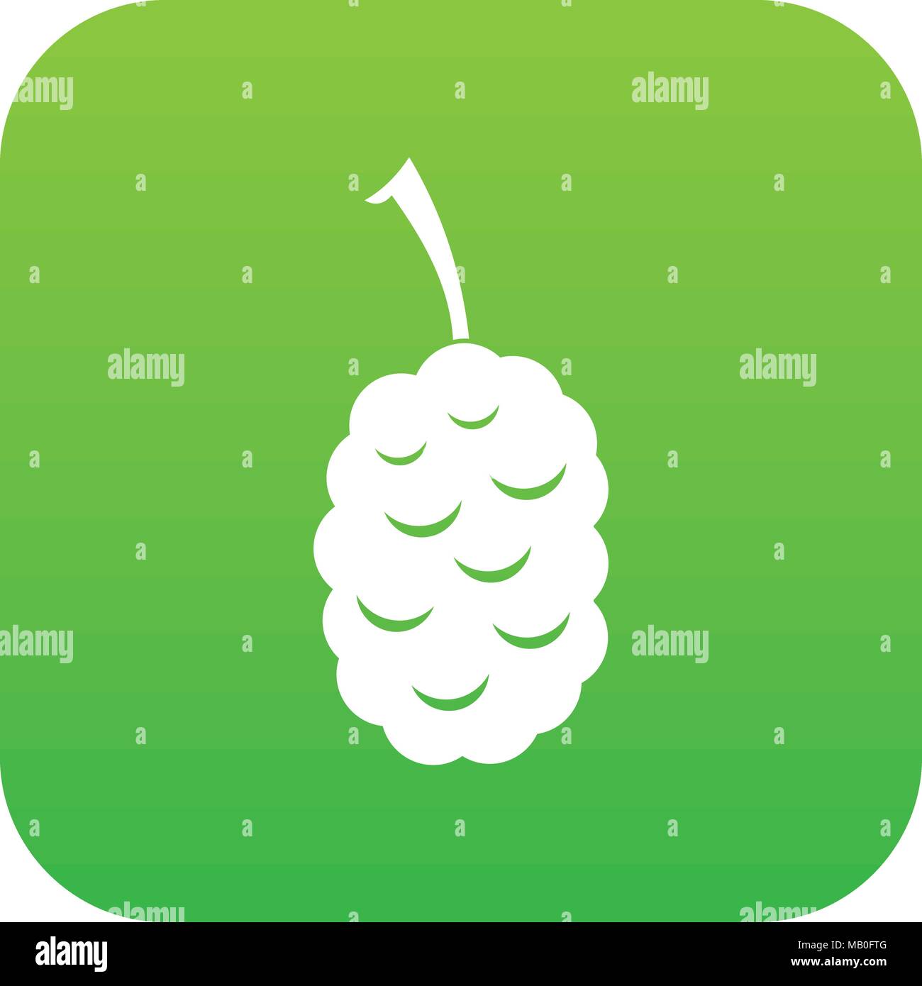 Fruit of mulberry icon digital green Stock Vector Image & Art - Alamy