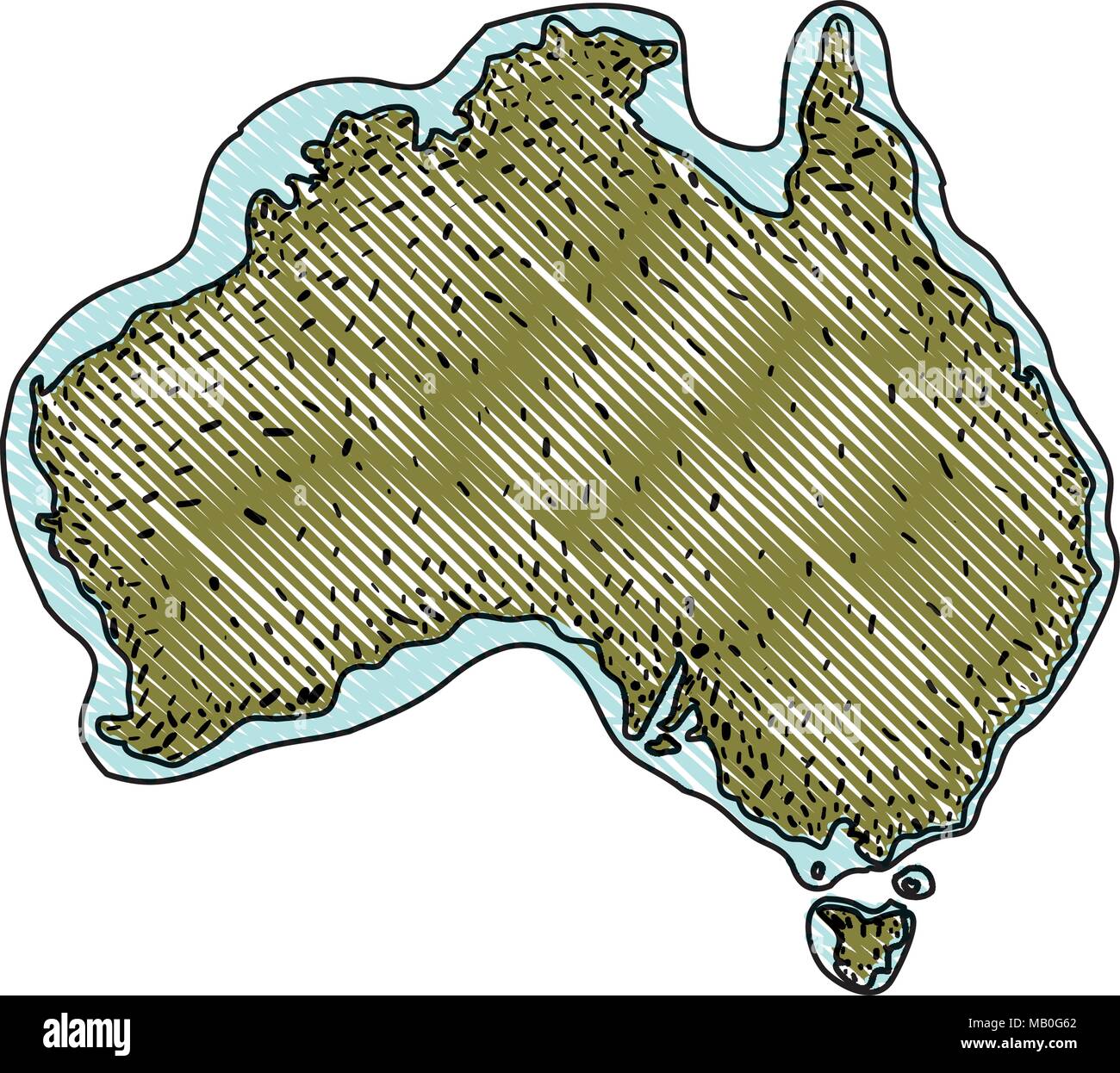 australia map geography icon Stock Vector Image & Art - Alamy