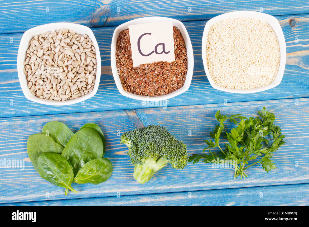 Ingredients containing calcium and dietary fiber, natural sources of ...