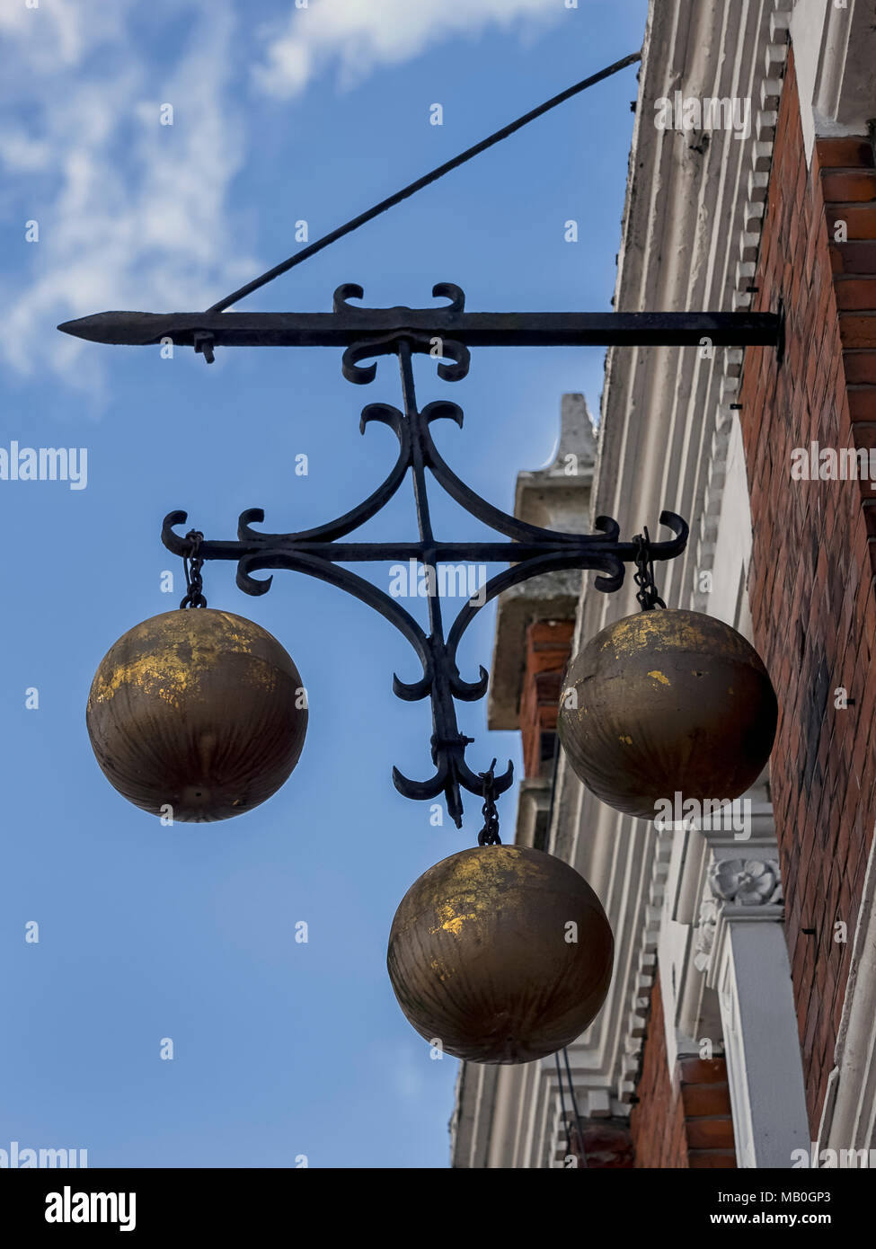 Three Spheres Pawnbroker Symbol High Resolution Stock Photography and ...