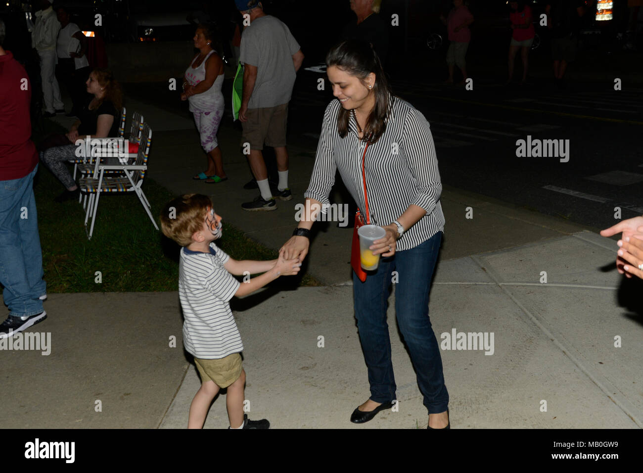 Mother dancing with her child Stock Photo - Alamy