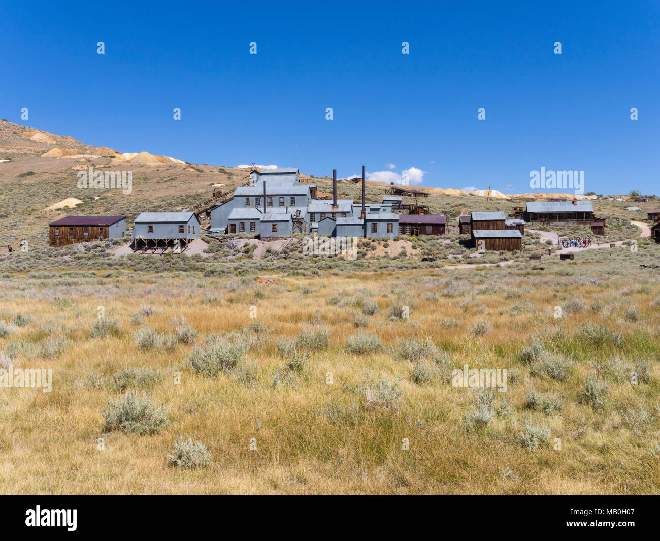Abandoned desolate buildings of the Standard Consolidated Mining ...