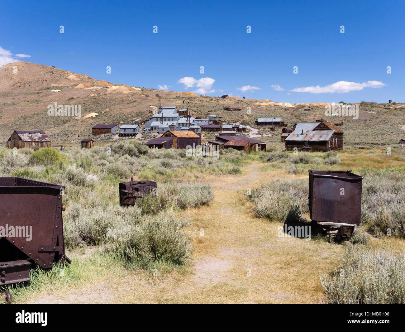 Abandoned desolate buildings of the Standard Consolidated Mining ...
