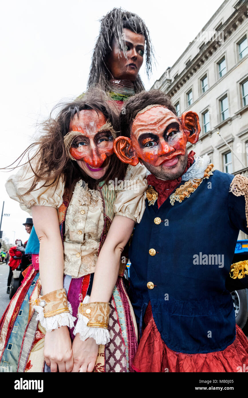 England, London, Piccadilly, St.Patrick's Day Parade, Parade ...