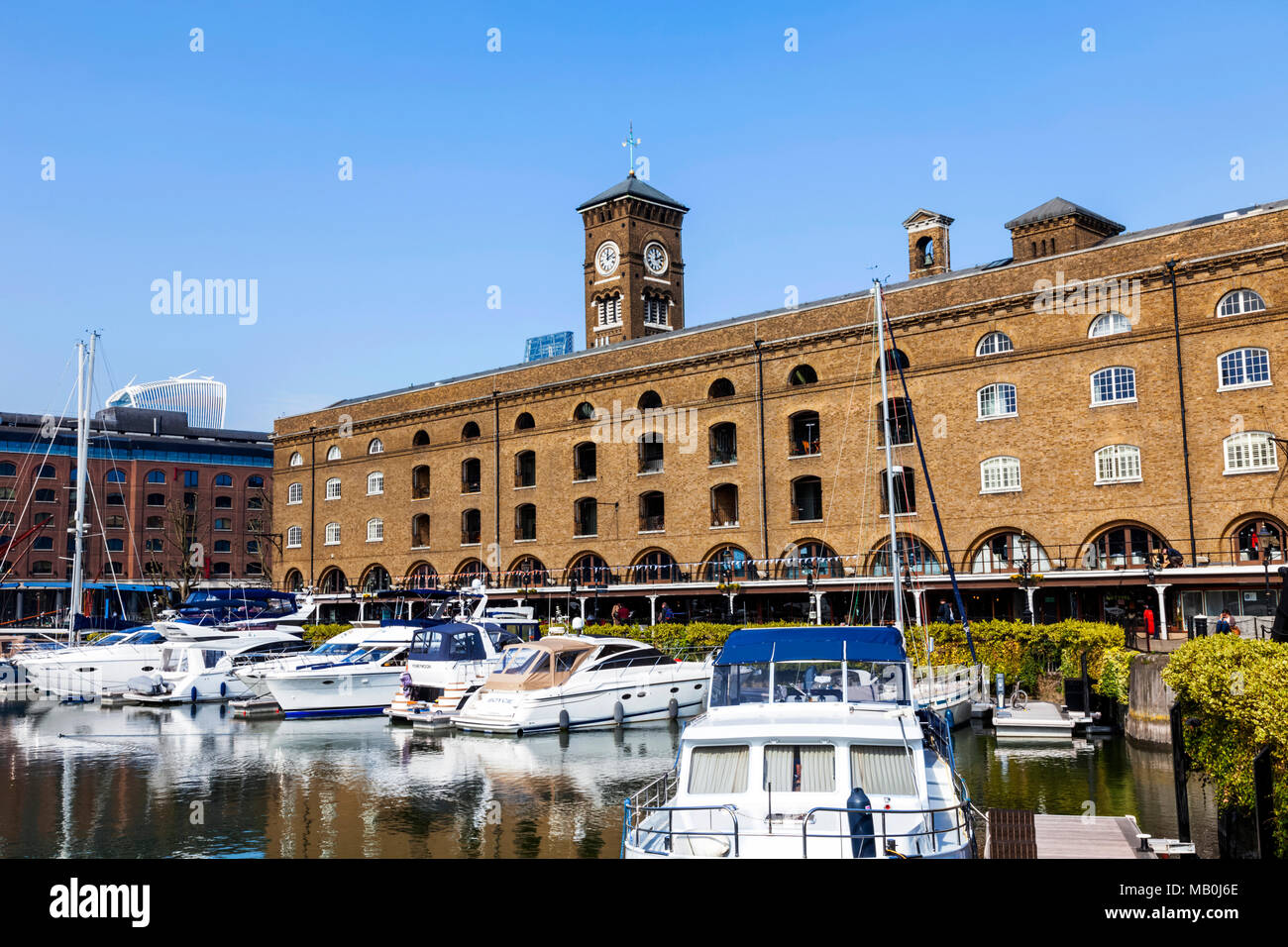England, London, Wapping, St.Katharine Docks Stock Photo - Alamy