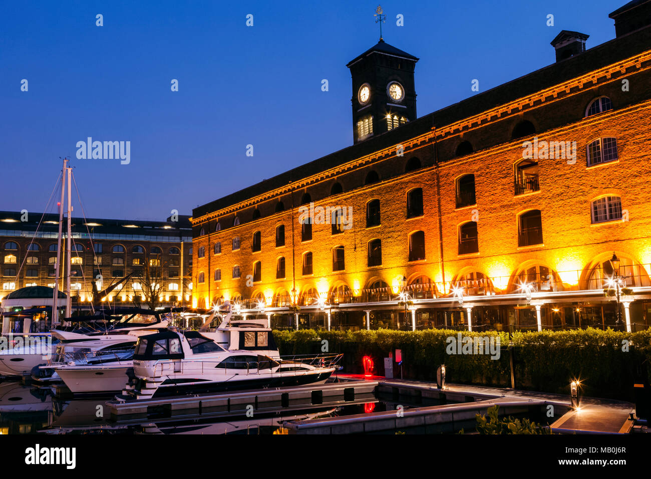 England, London, Wapping, St.Katharine Docks Stock Photo - Alamy
