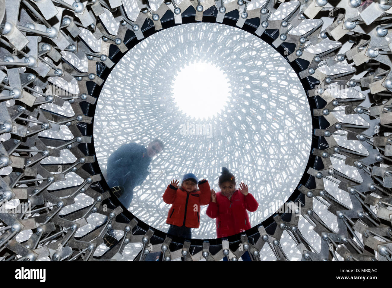 England, London, Richmond, Kew Gardens, The Hive Artwork Installation ...